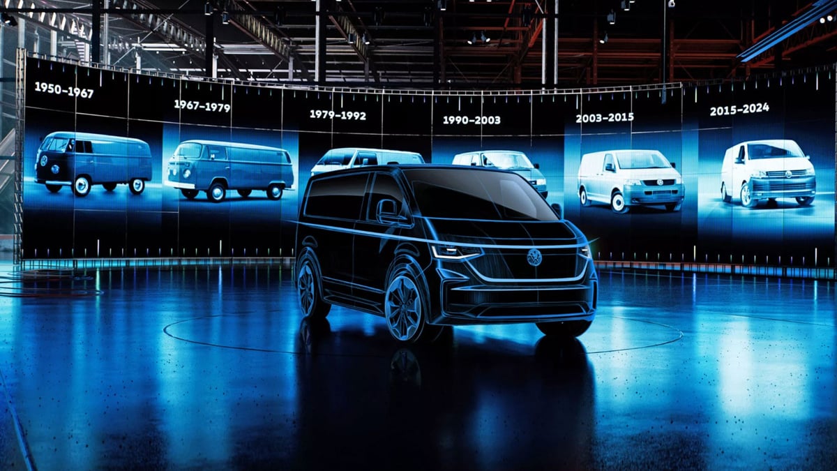 Volkswagen Transporter T7 : premières images de la future génération ...