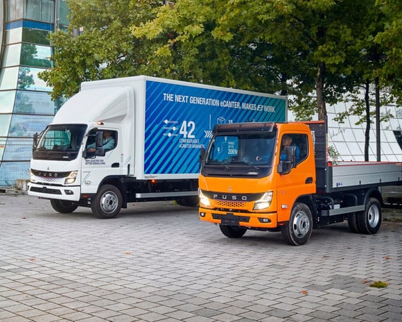 Fuso eCanter : un petit camion électrique accessible avec un permis B ...
