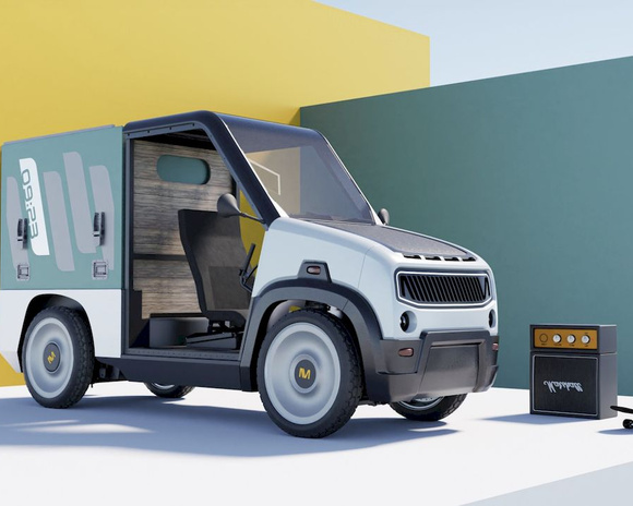 Midipile présente son nouveau petit utilitaire électrique fabriqué en ...