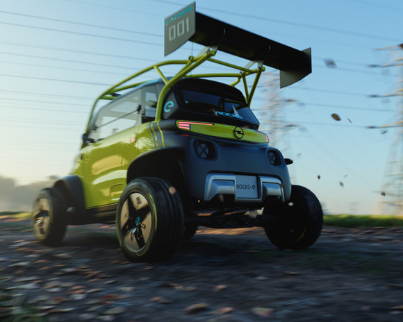Opel Rocks e-xtreme : finalement, il n'y en a pas que pour la Citroën ...